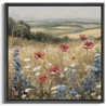 IDEA4WALL Rustic Countryside Relax Calm Landscape Nature Wildflowers Pictures Large Framed ...